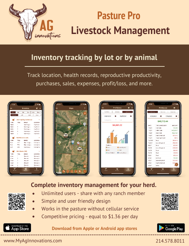 Livestock Management – Pasture Pro Copyright 2018-2025. All Rights ...